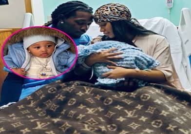 Offset And His Son Cardi B + Offset: A Safe House Essence | Essence