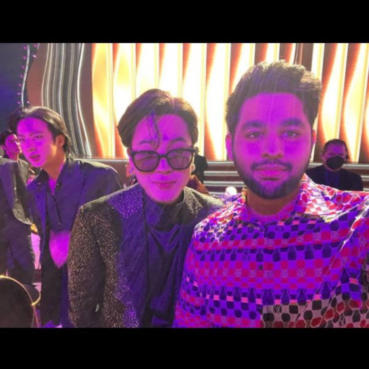 BTS x Grammys 2022: From AR Rahman's son AR Ameen posing with Butter ...