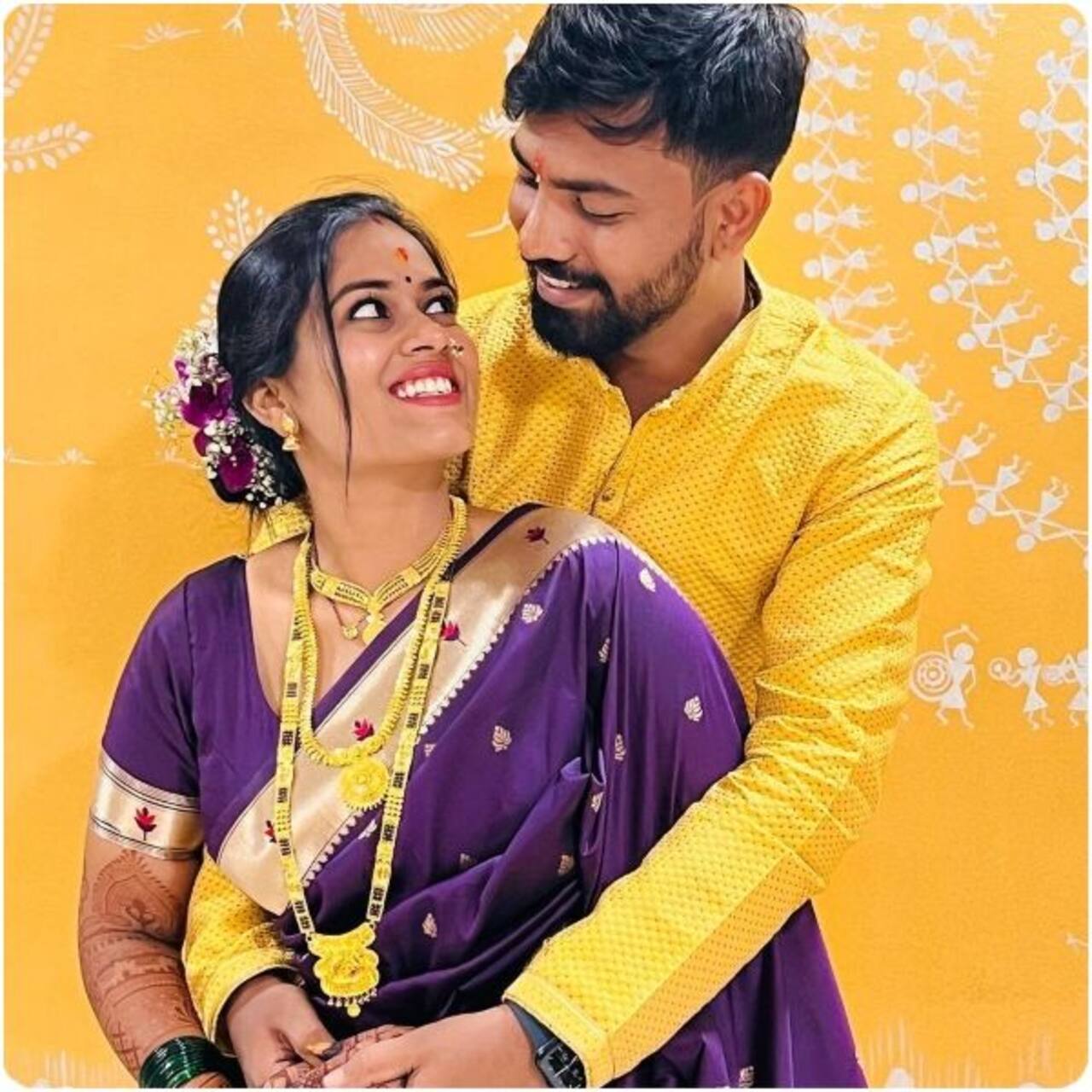 Indian Idol 12 fame Sayli Kamble shares new pics after marrying Dhawal ...