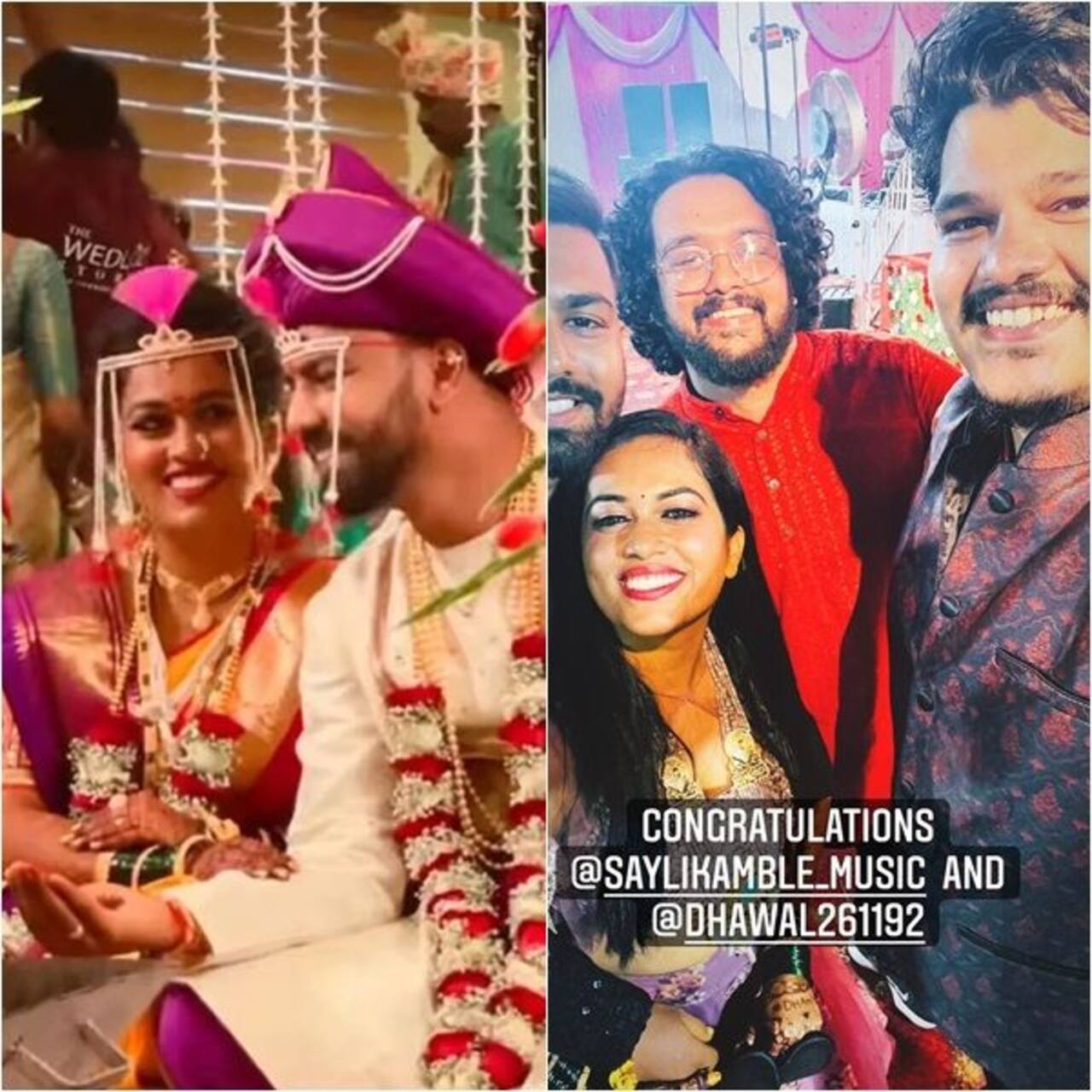 Indian Idol 12 fame Sayli Kamble marries long-time boyfriend Dhawal ...