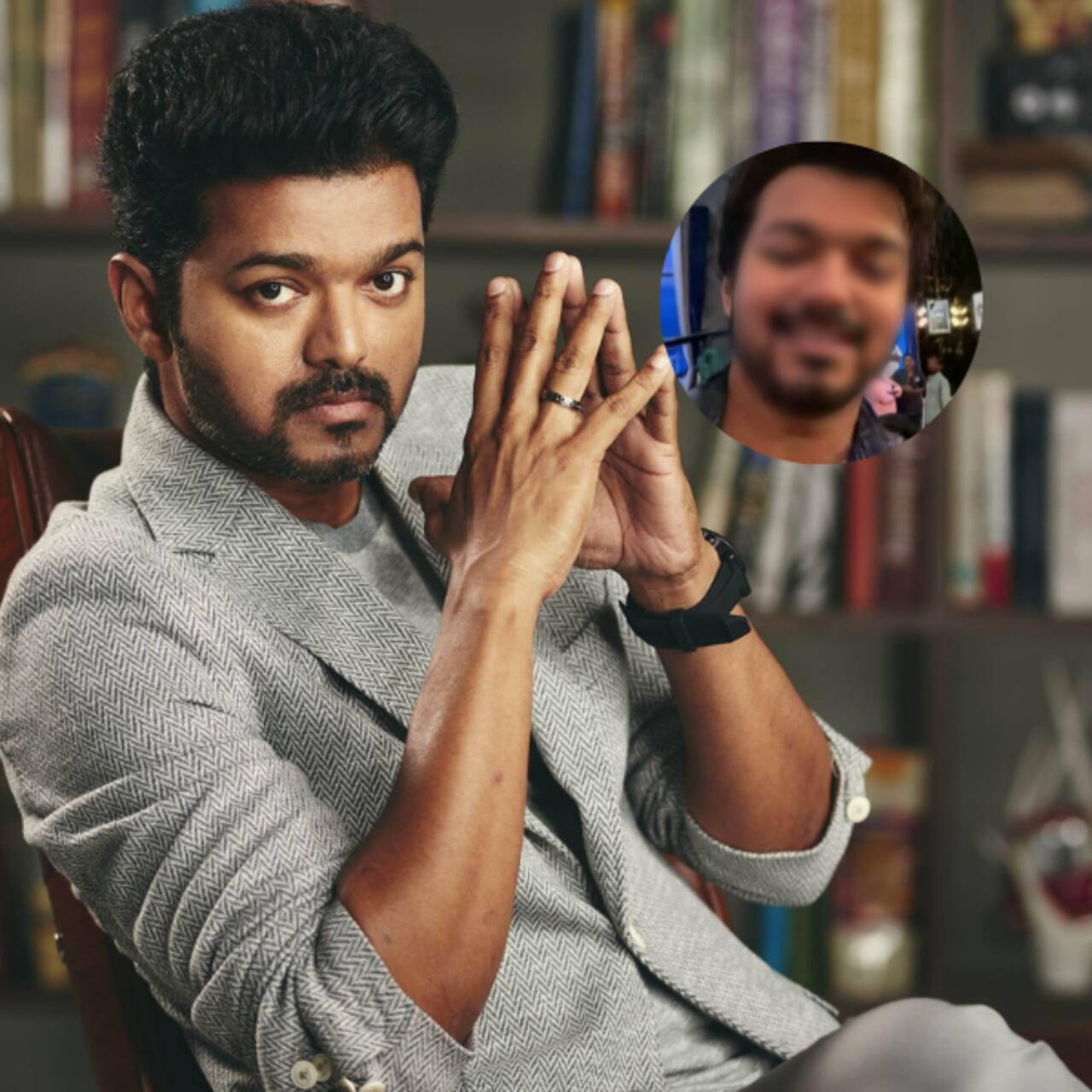 Vijay's look from Thalapathy 66 co-starring Rashmika Mandanna leaked ...