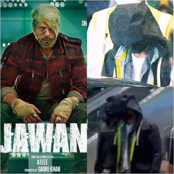 Shah Rukh Khan hides his look with a hoodie at Hyderabad airport [Watch ...