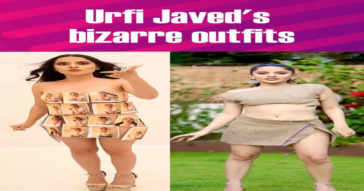 Uorfi Javed's outfits prove she is the queen of bizarre dresses