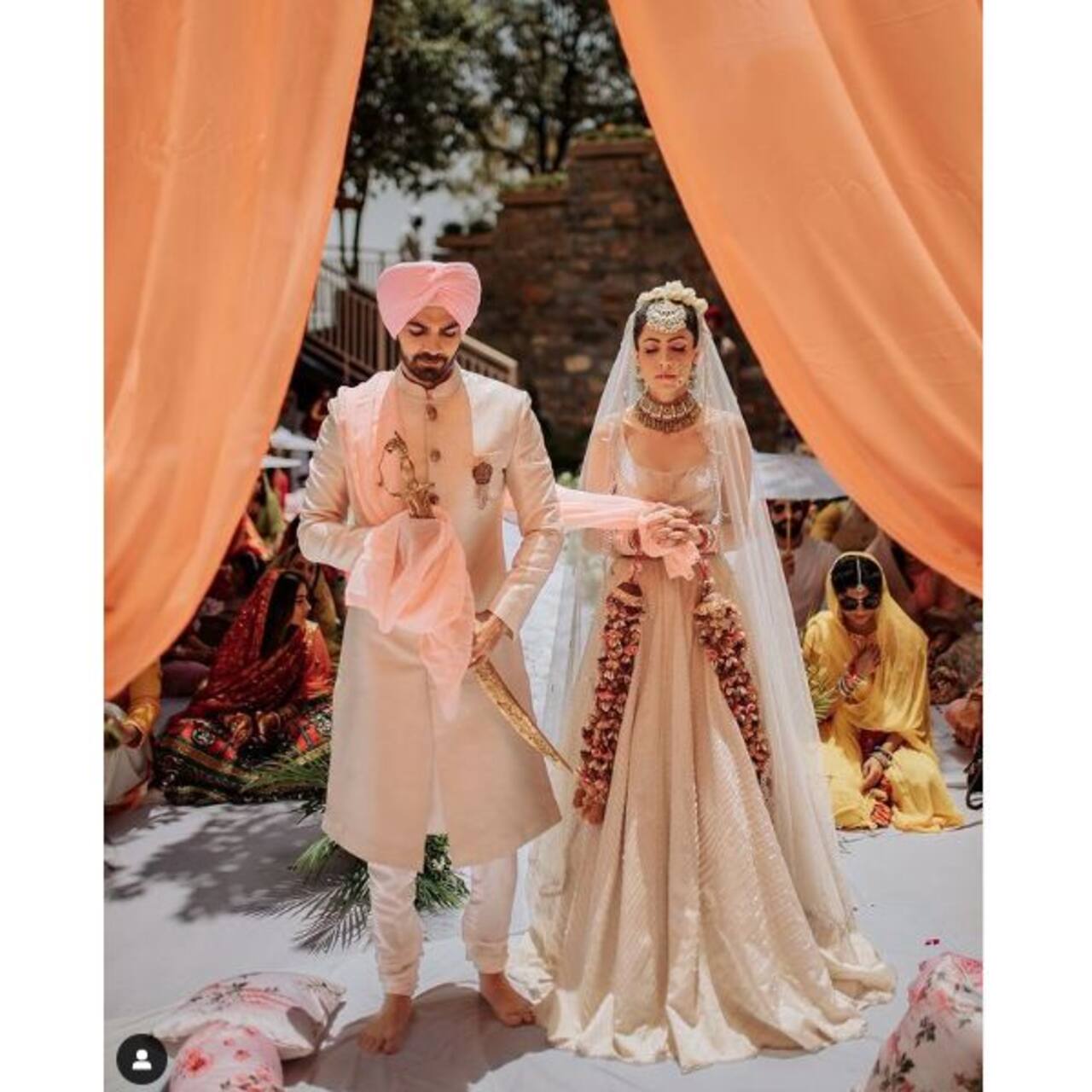 Karan V Grover marries Poppy Jabbal: Shama Sikander shares INSIDE ...