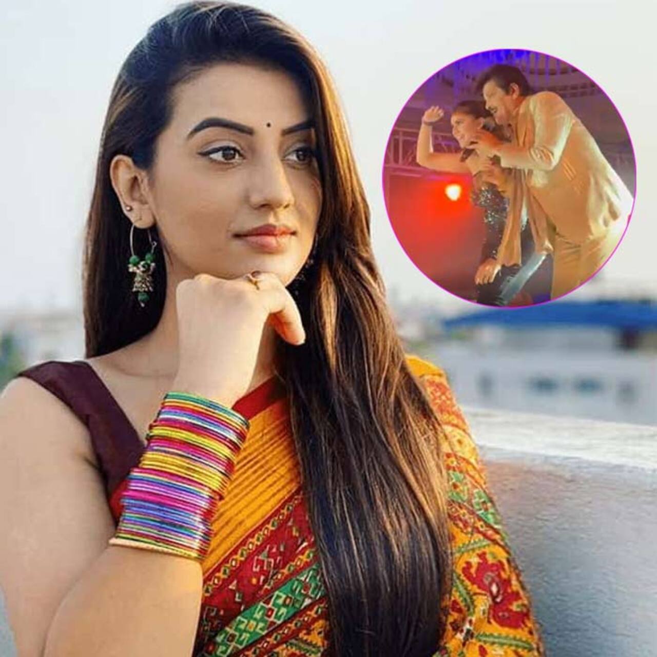 Akshara Singh Dance Goes Viral on Udit Narayan Song 'Chalo Ishq Ladaaye'-उदित नारायण के साथ 'चलो ...