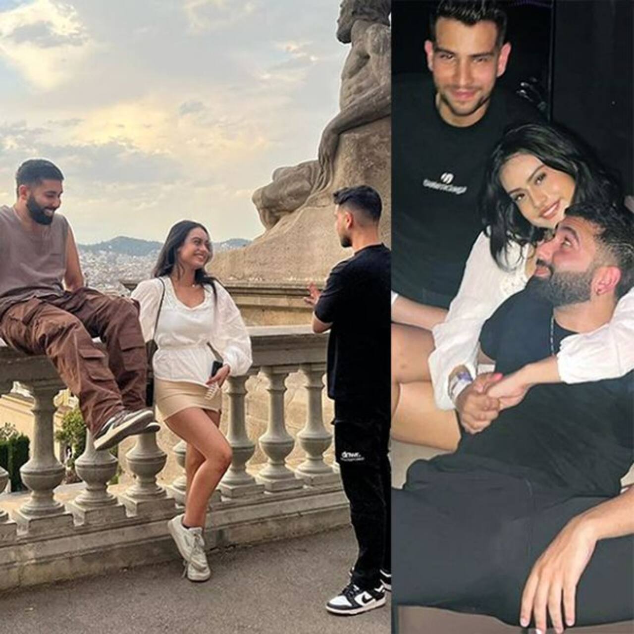 Nysa spotted chilling with friends in Spain