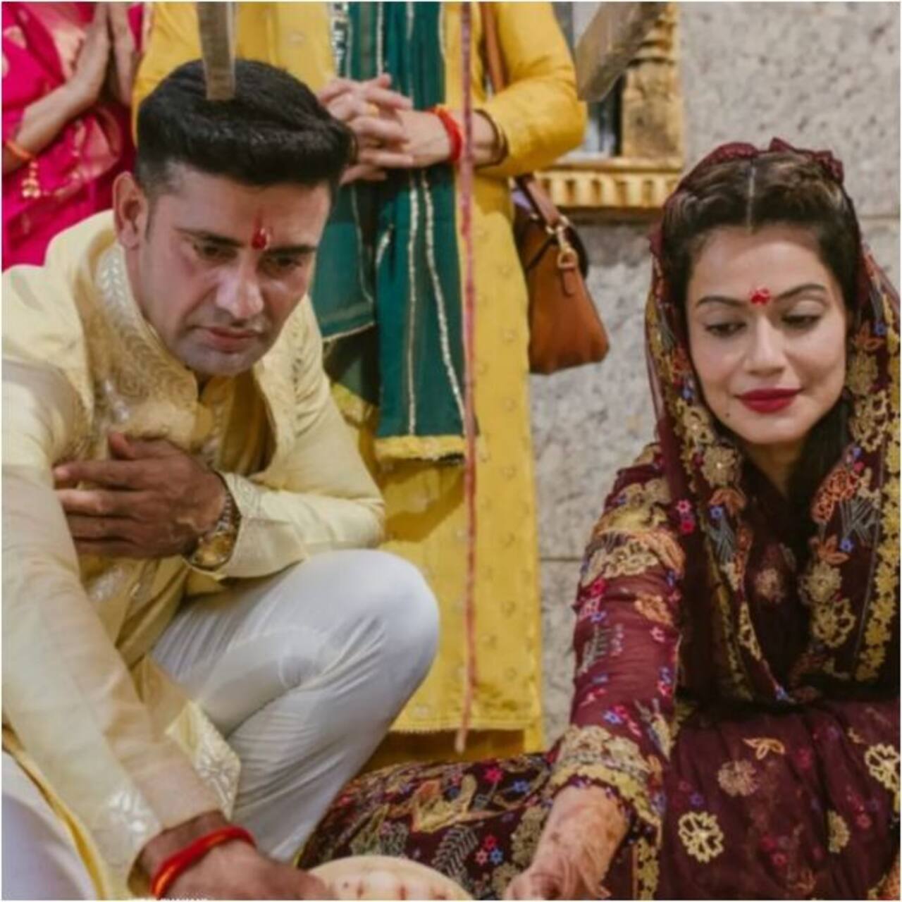 Payal Rohatgi-Sangram Singh wedding: From colour coordinated dresses to ...