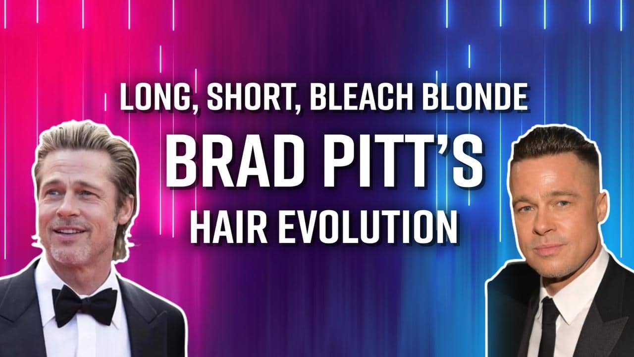 The Bullet Train actor Brad Pitt's ever-changing looks give you a ...