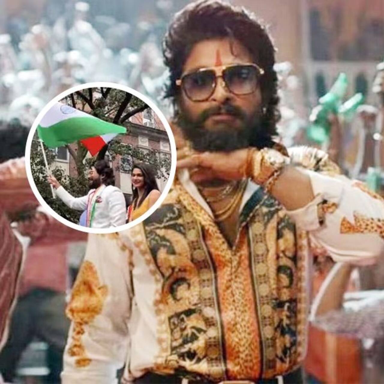 Allu Arjun recreates his iconic Pushpa dialogue with National Flag in ...