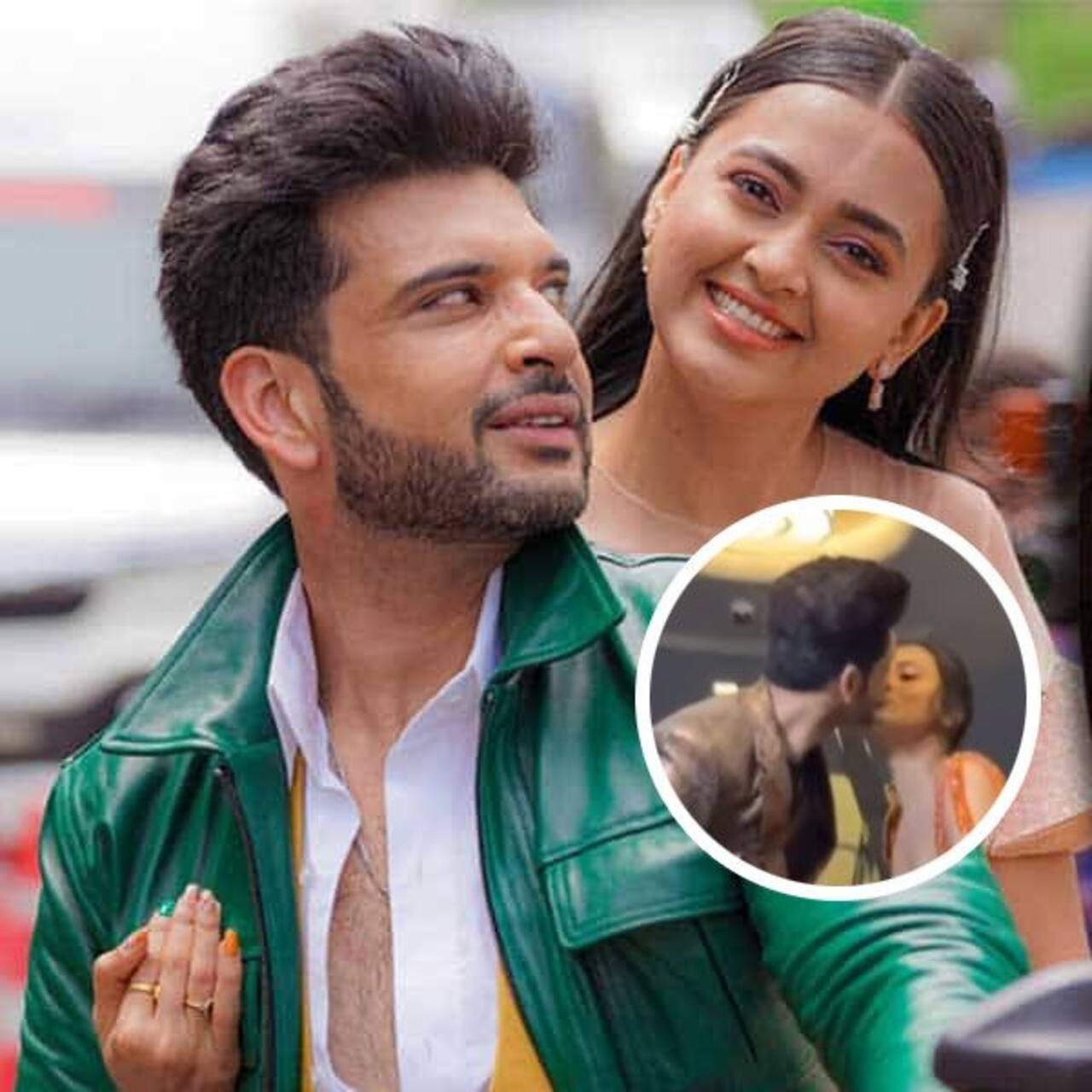 Karan Kundrra and Tejasswi Prakash react to VIRAL kissing video; TejRan ...