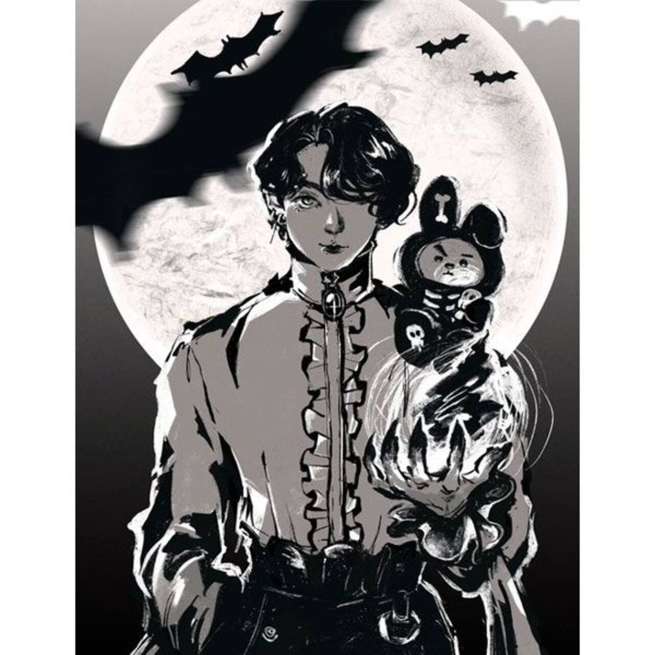 BTS: Jungkook inspires scary, sexy and creative vampire fanart on ...