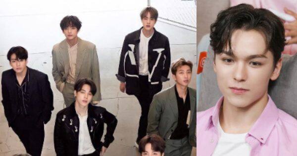 BTS ARMY and Seventeen's Carats get into a fanwar after Vernon aka Choi Hansol's comment in an ...