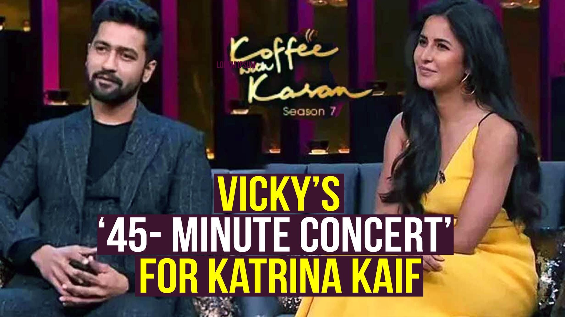 Koffee With Karan 7: Katrina Kaif made big relevations about her ...