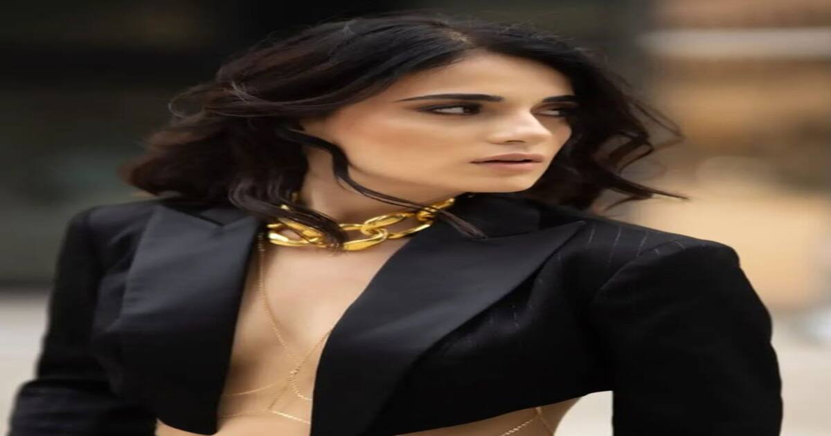 Radhika Madan goes bold and braless at TIFF red carpet for Kacchey Limbu