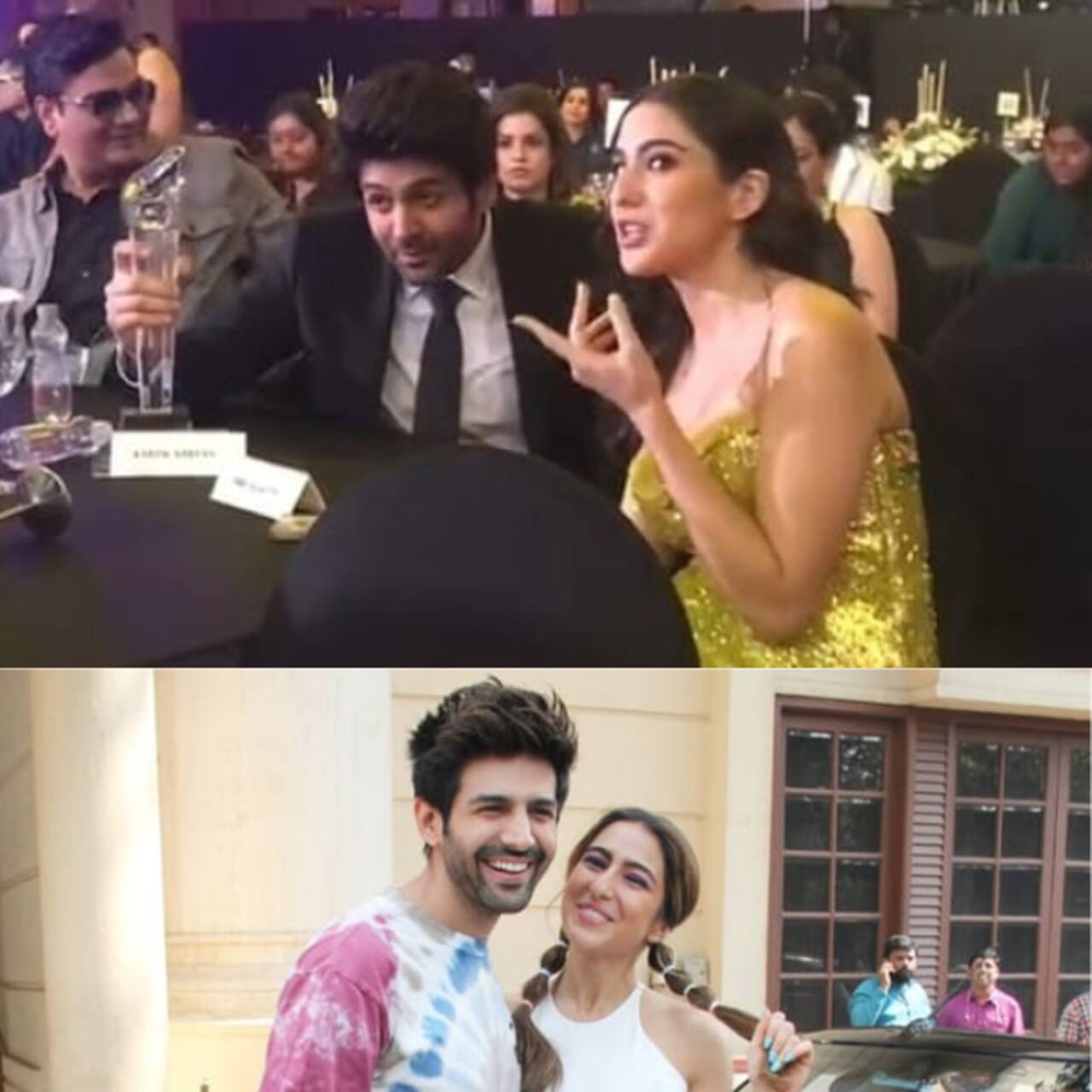 Sara Ali Khan and Kartik Aaryan's animated conversation at OTT Play Awards 2022 leaves SarTik ...