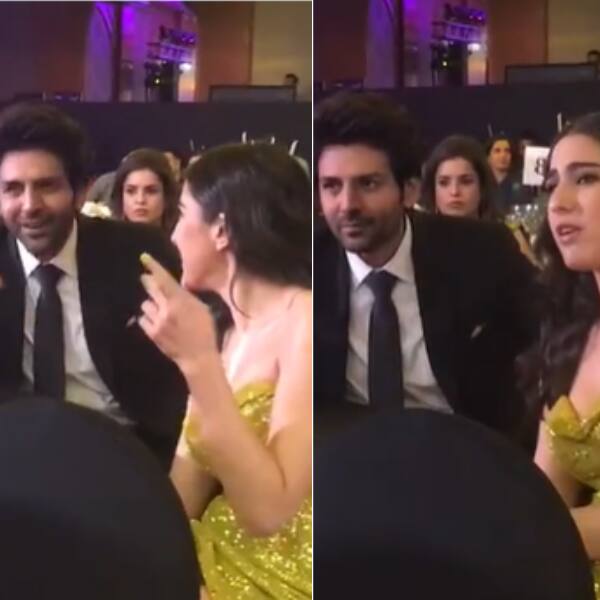 Kartik Aaryan and Sara Ali Khan come together again, video from OTT Play Awards goes viral ...