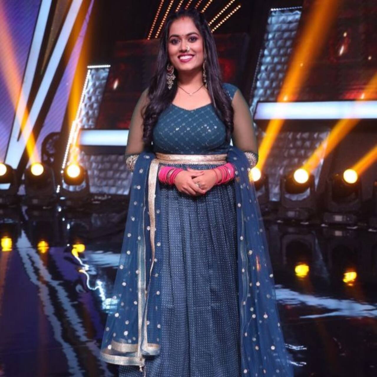 Indian Idol 12 fame Sayli Kamble traditional look- सायली कांबले का ...