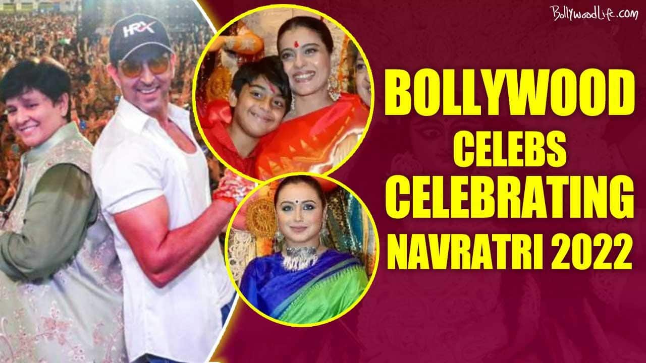 Hrithik Roshan does the Garba; Rani Mukerji and Kajol at Durga Puja ...