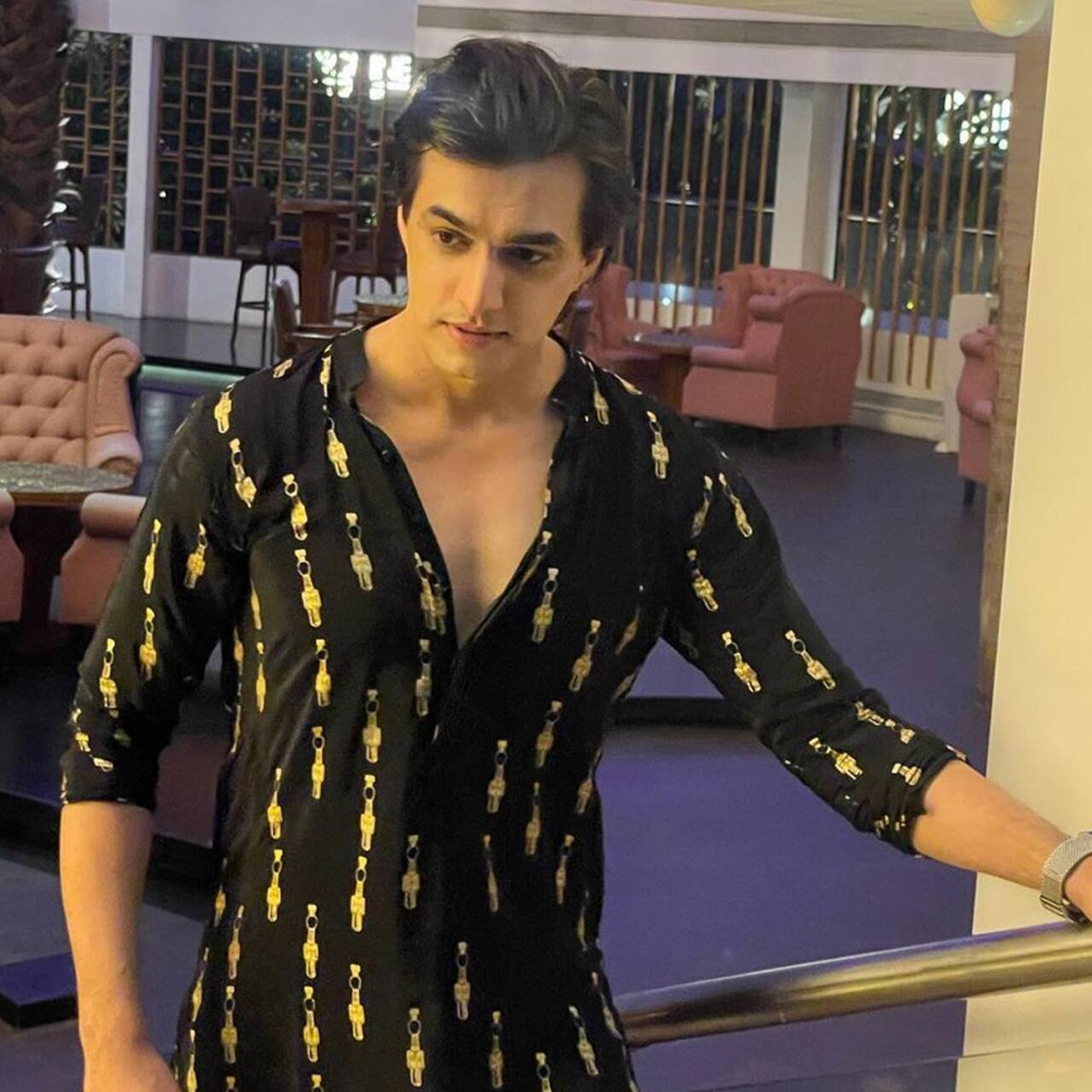 Mohsin Khan Looks Dashing In Black Kurta Fans Demands To Make Come Back ...