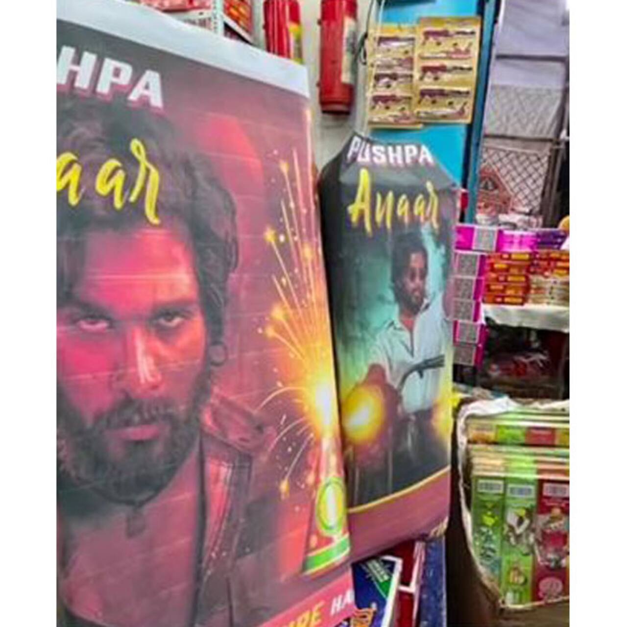 Diwali 2022: Pushpa-themed fireworks flood the market; Allu Arjun lives ...