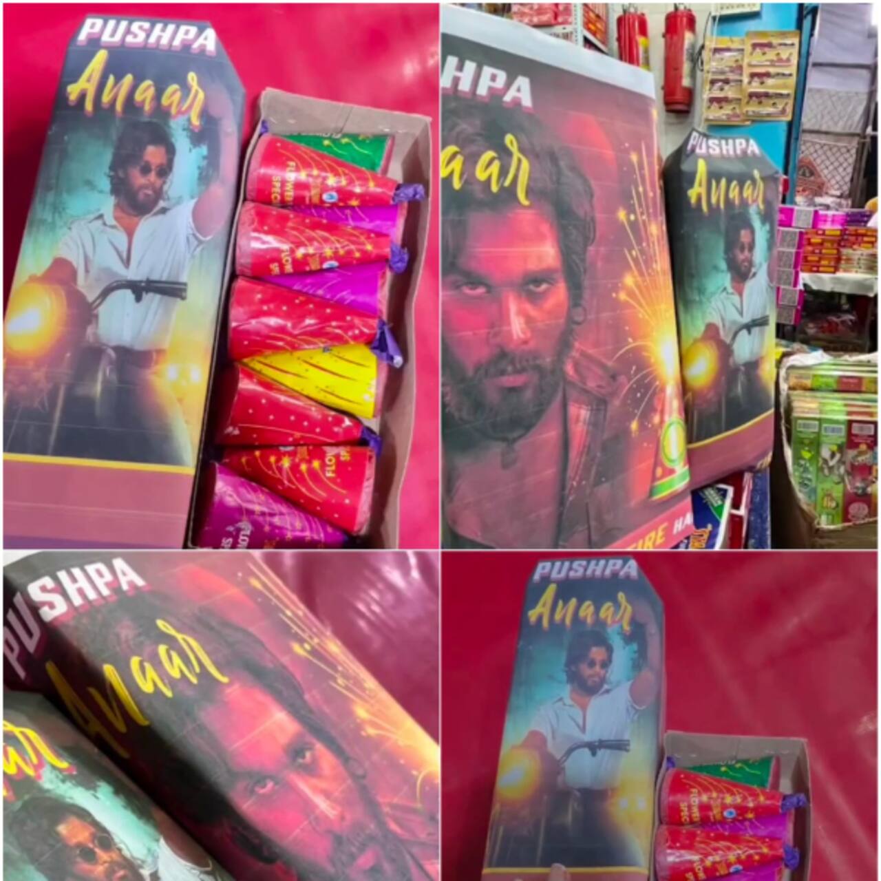 Diwali 2022: Pushpa-themed fireworks flood the market; Allu Arjun lives ...