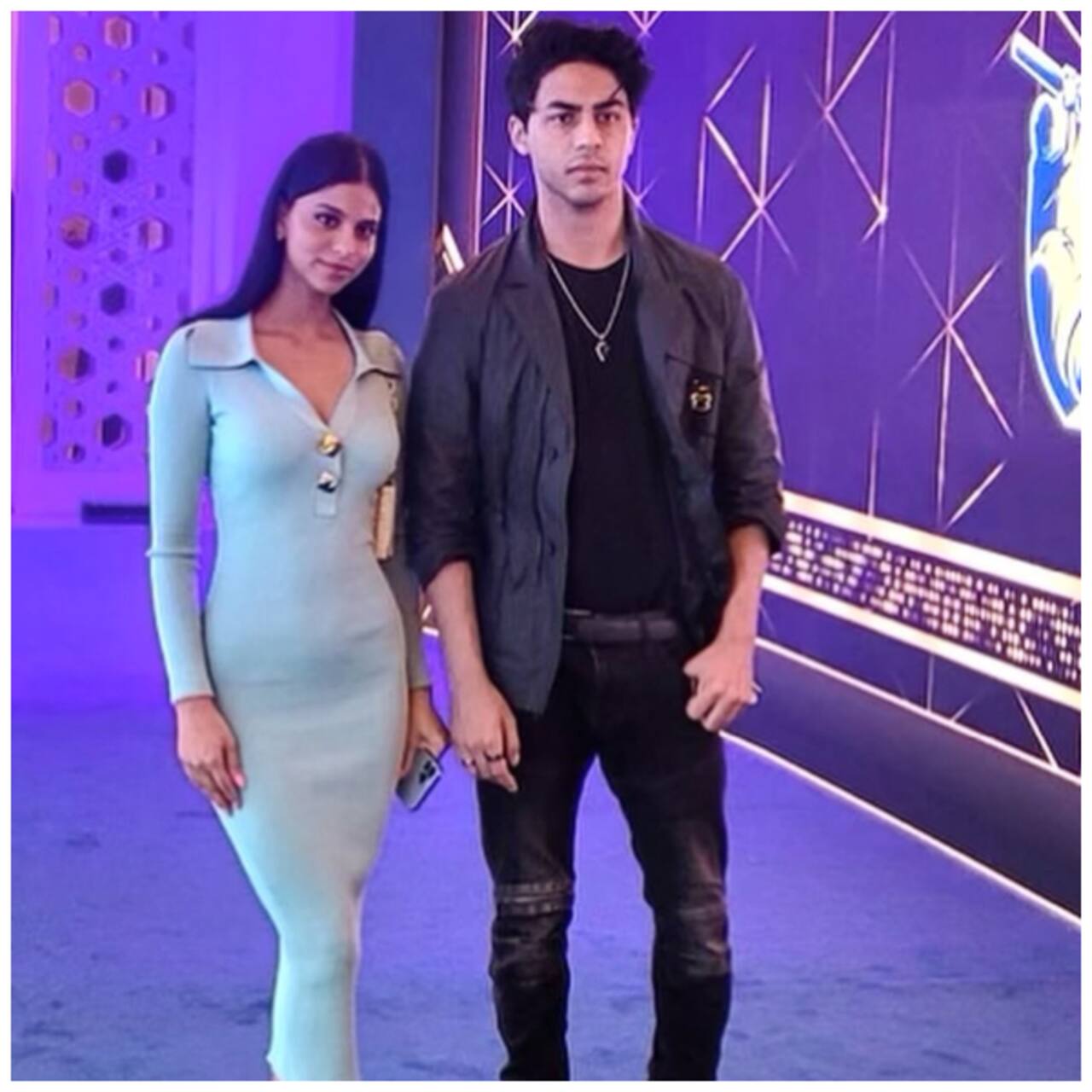 Suhana Khan makes a dashing entry at the airport in bodycoon blue dress ...