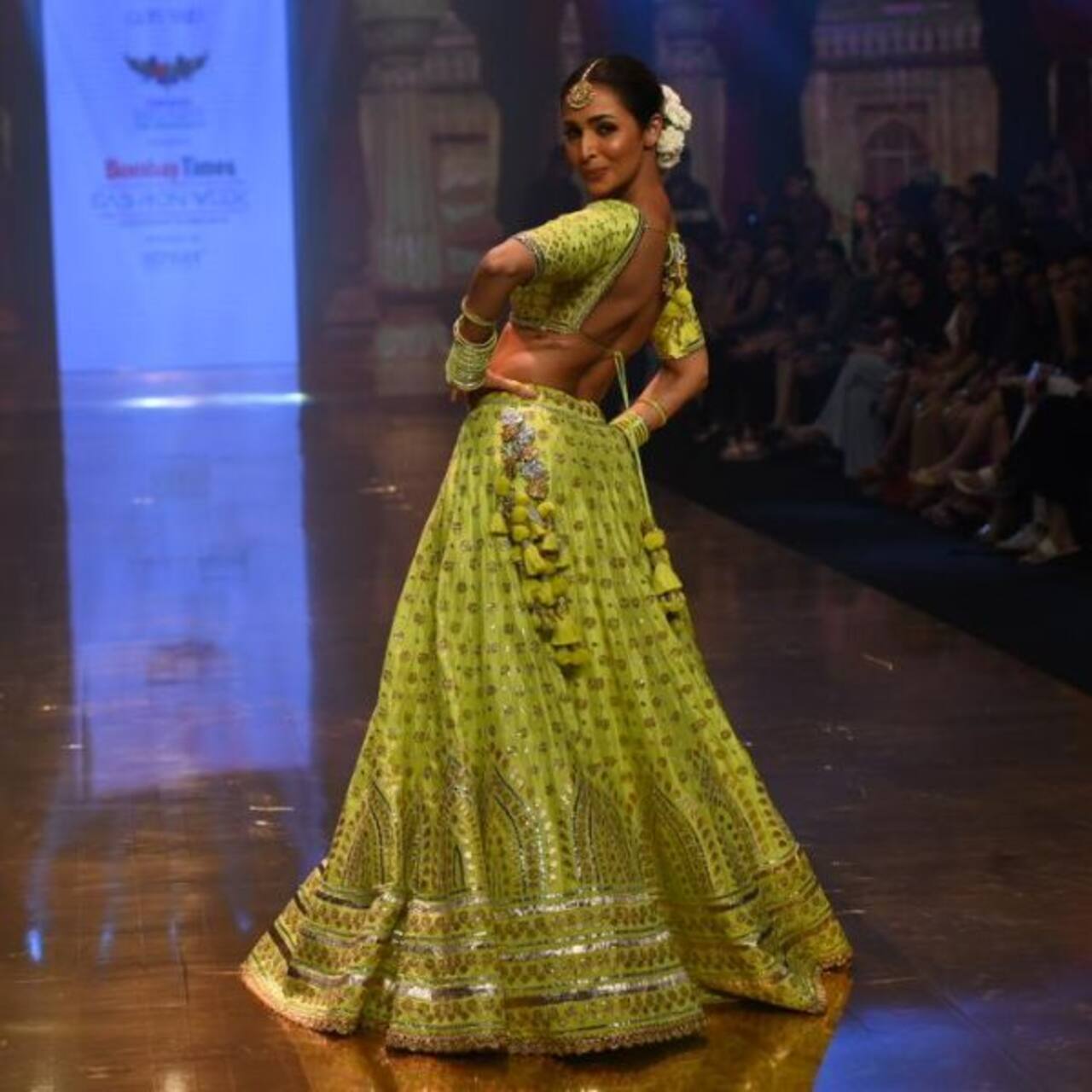 Malaika Arora turns showstopper in a luscious backless lehenga at a ...