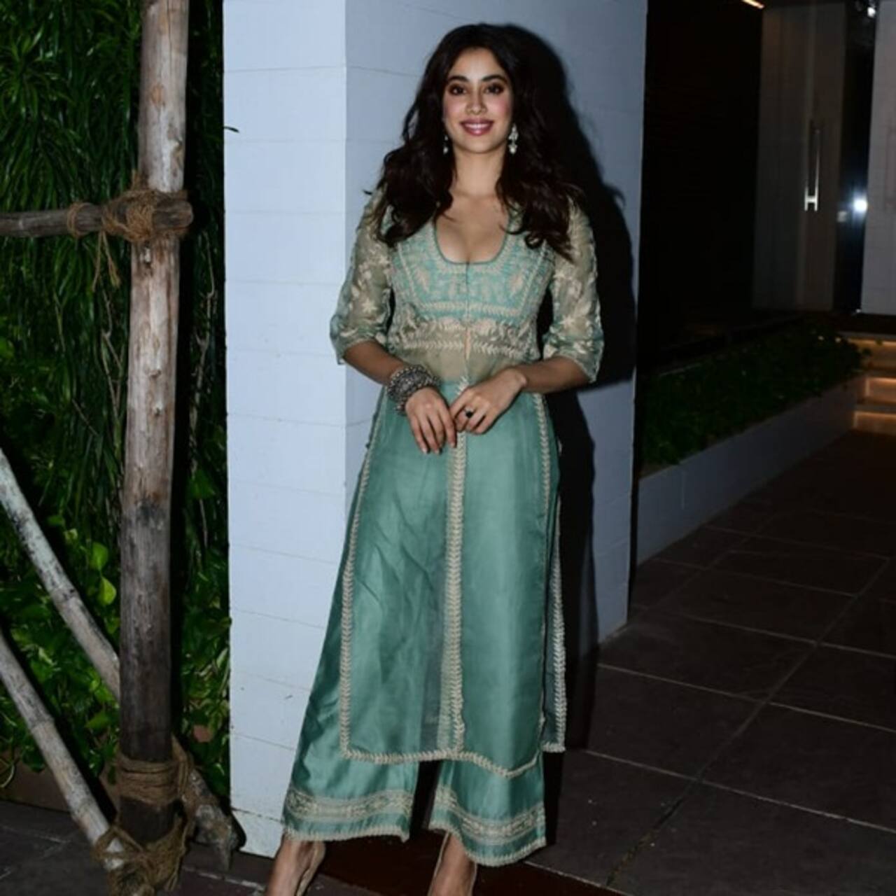 Janhvi Kapoor Makes Heads Turn As She Steps Out In Her Bustier Salvar