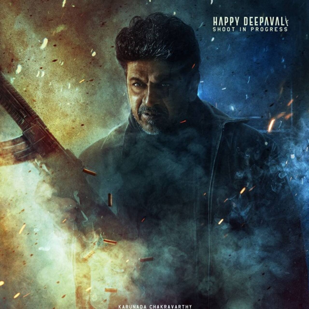 Kannada star Shiv Rajkumar's Ghost gets a new poster on Diwali; release ...