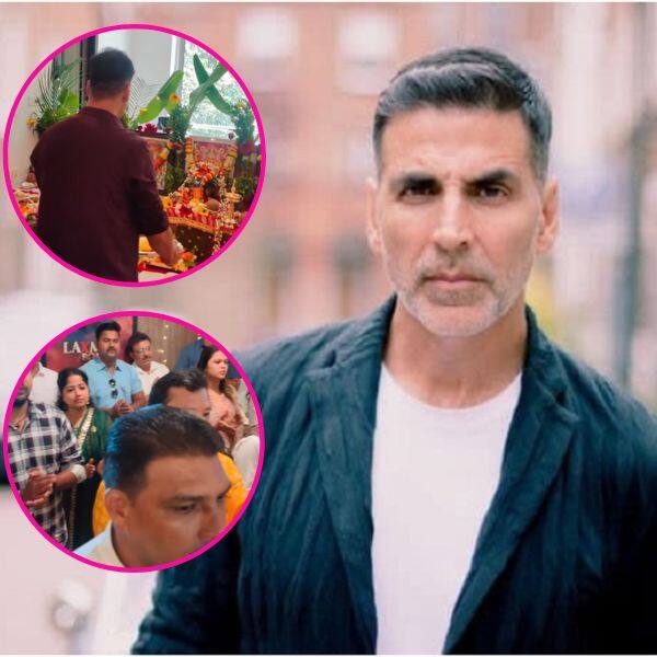 Akshay Kumar Diwali Celebration Actor Did Pooja With Staff In His ...