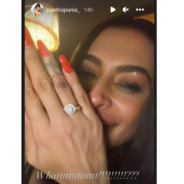 Pavitra Punia Gets Engaged Actress Confused Fans As She Flaunt Diamond ...