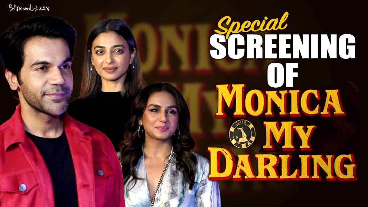 Monica O My Darling screening: Rajkumar Rao, Vaani Kapoor, Shehnaaz ...