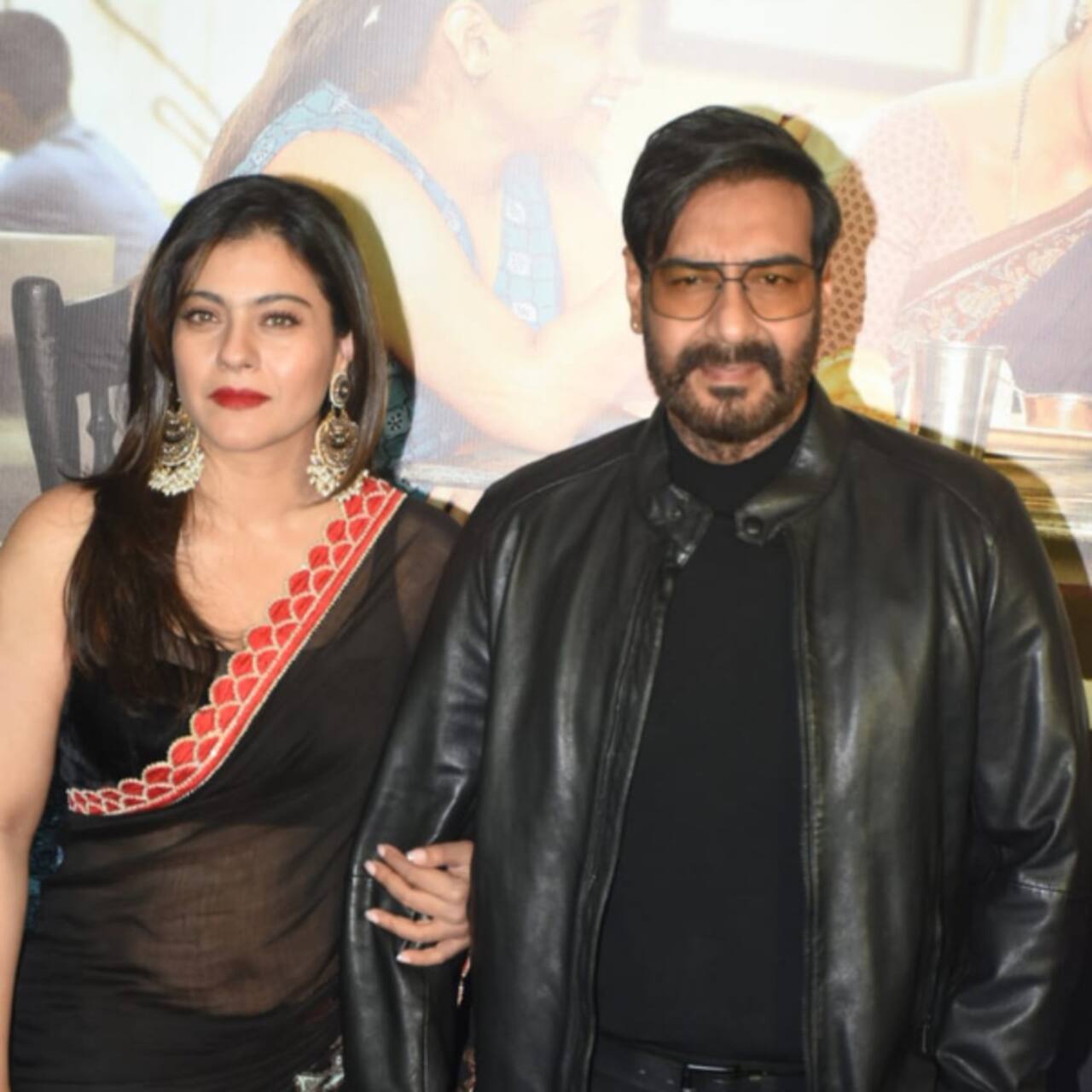 Ajay Devgn arrived with wife Kajol at the screening of Drishyam 2 ...