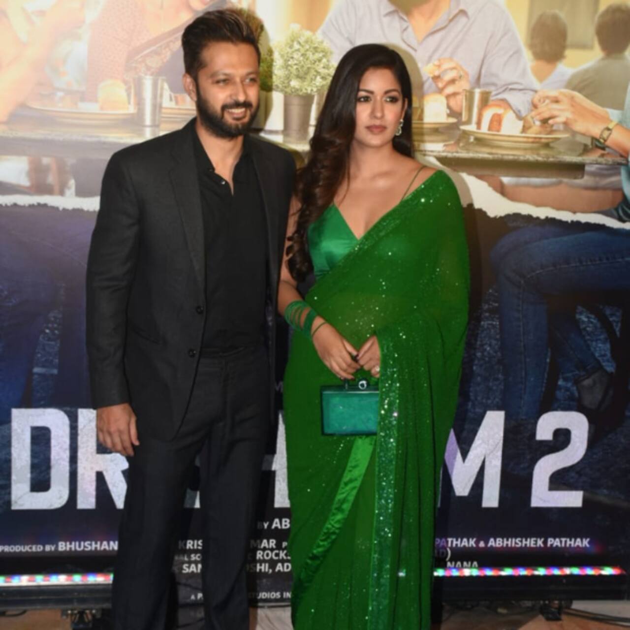 Ajay Devgn arrived with wife Kajol at the screening of Drishyam 2 ...