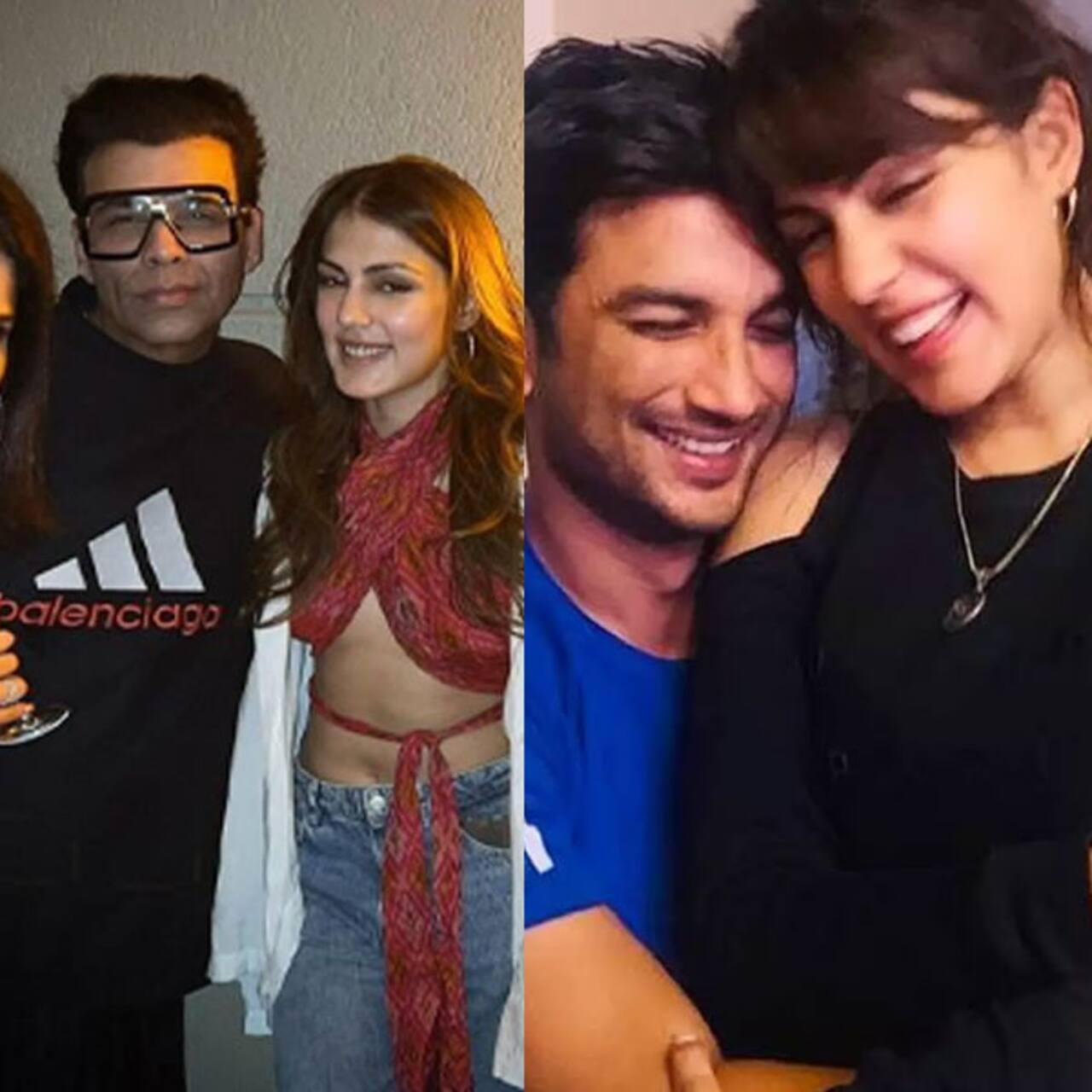 Rhea Chakraborty's party pictures with Karan Johar go VIRAL; Sushant ...