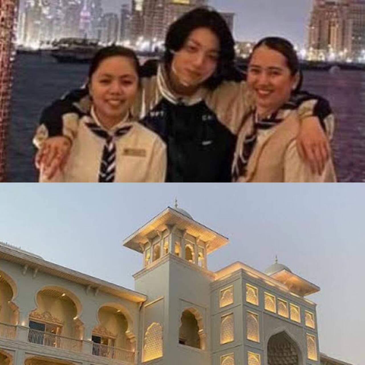 BTS Jungkook x FIFA WC 2022: Golden Maknae poses for adorable pics with Doha hotel staff, Korean ...