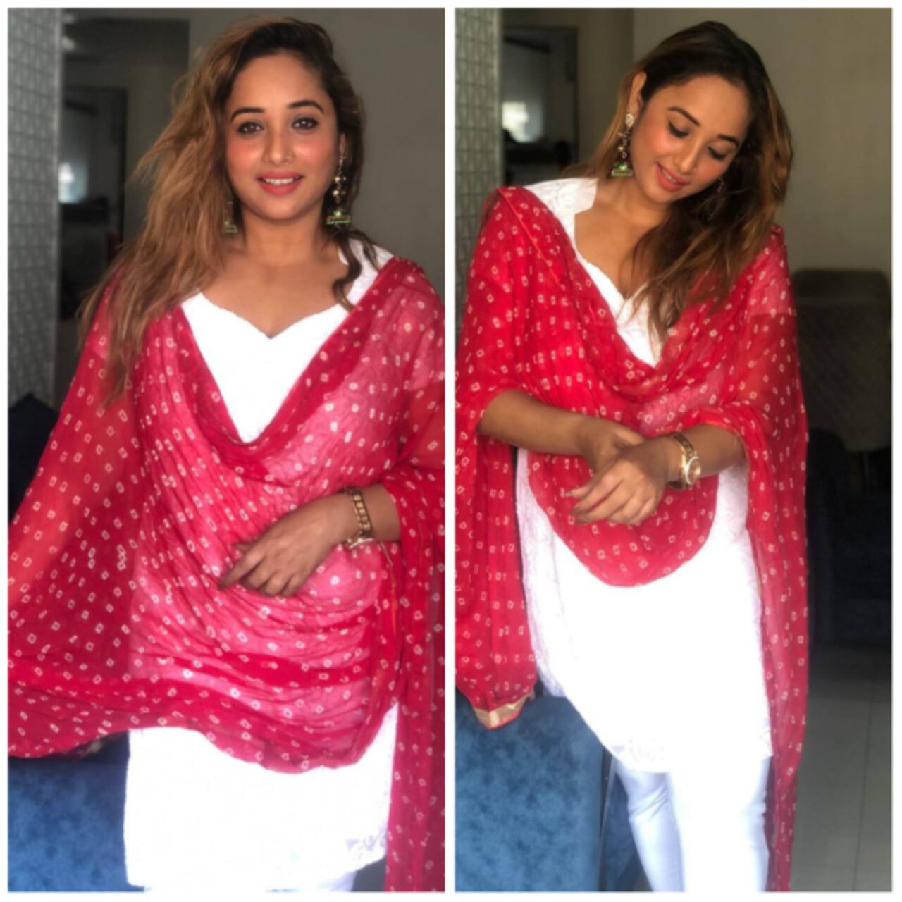 Bhojpuri Actress Rani Chatterjee shared pictures in traditional outfit ...