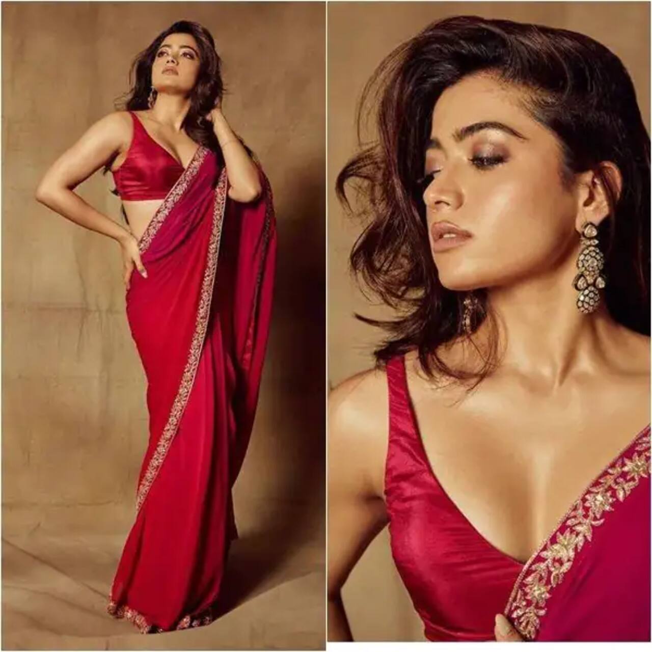 Pushpa star Rashmika Mandanna to Samantha Ruth Prabhu: South Indian actresses sizzle in saree