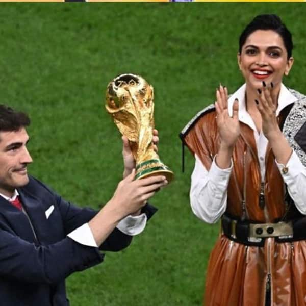 Deepika Padukone unveils FIFA World Cup 2022 trophy, Shah Rukh Khan takes Pathaan promotions on ...