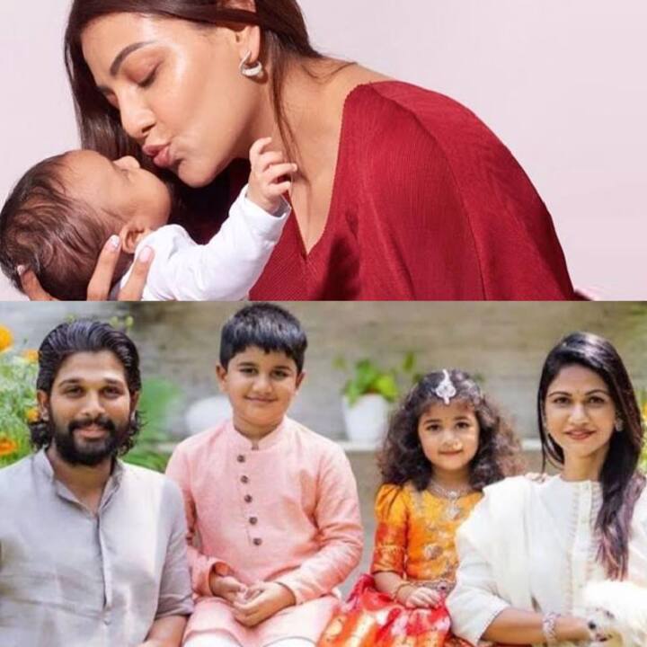 Allu Arjun to Kajal Aggarwal: Popular South Indian actors whose kids ...