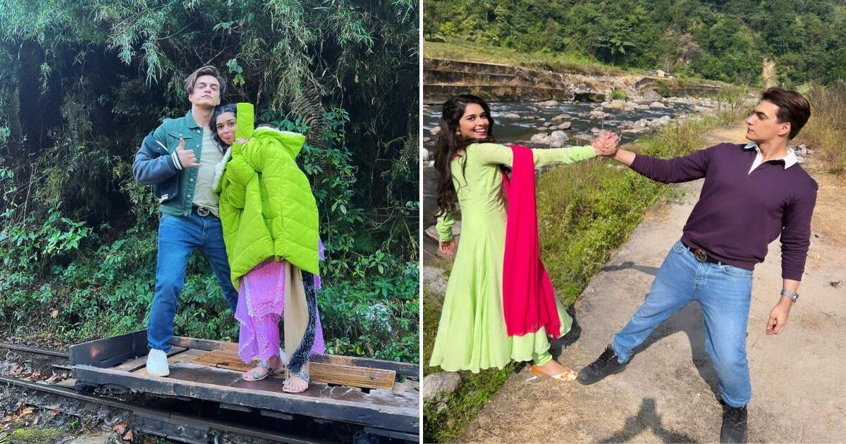 Mohsin Khan Romantic Photos With Eisha Singh - ईशा सिंह संग रोमांटिक ...