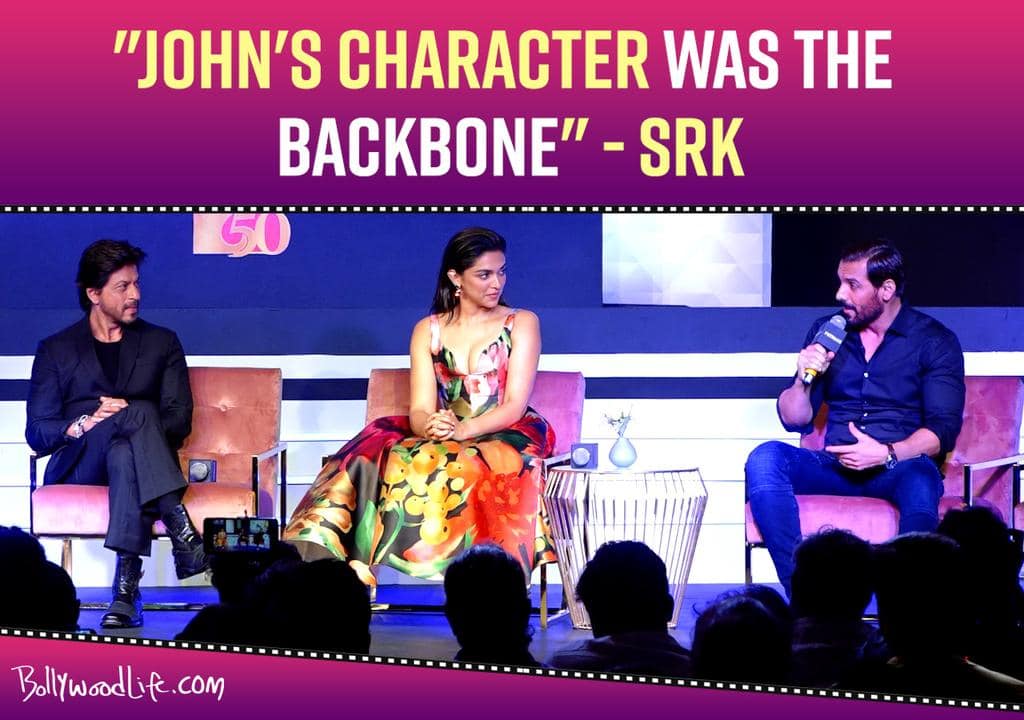 Pathaan success event: Shah Rukh Khan calls John Abraham's character ...