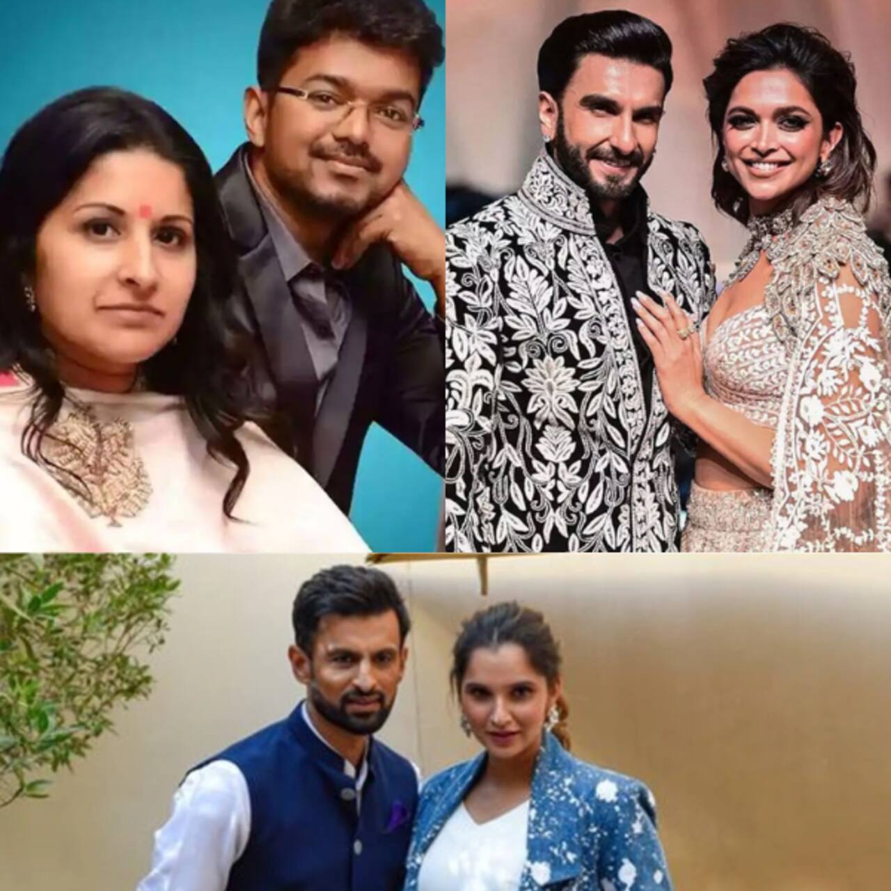 Thalapathy Vijay-Sangeetha, Ranveer Singh-Deepika Padukone and more ...