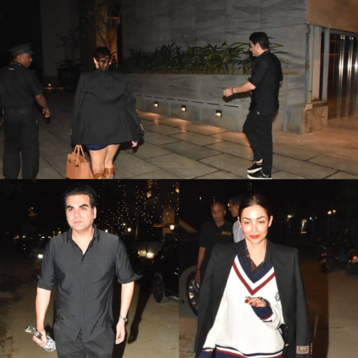 Malaika Arora flaunts toned legs in hot shorts at dinner date with son Arhaan and ex husband ...
