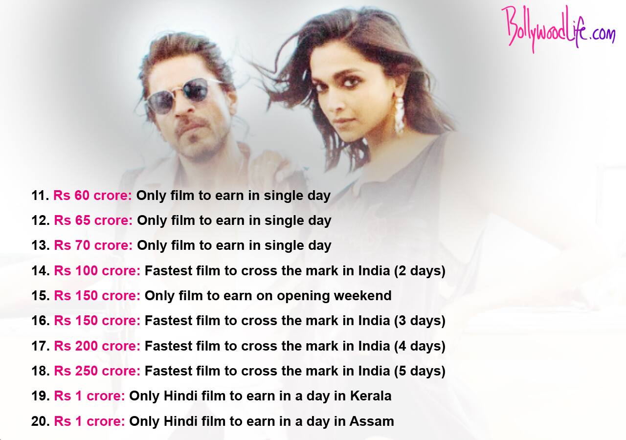 Pathaan Top 80 important box office records every Shah Rukh Khan ...