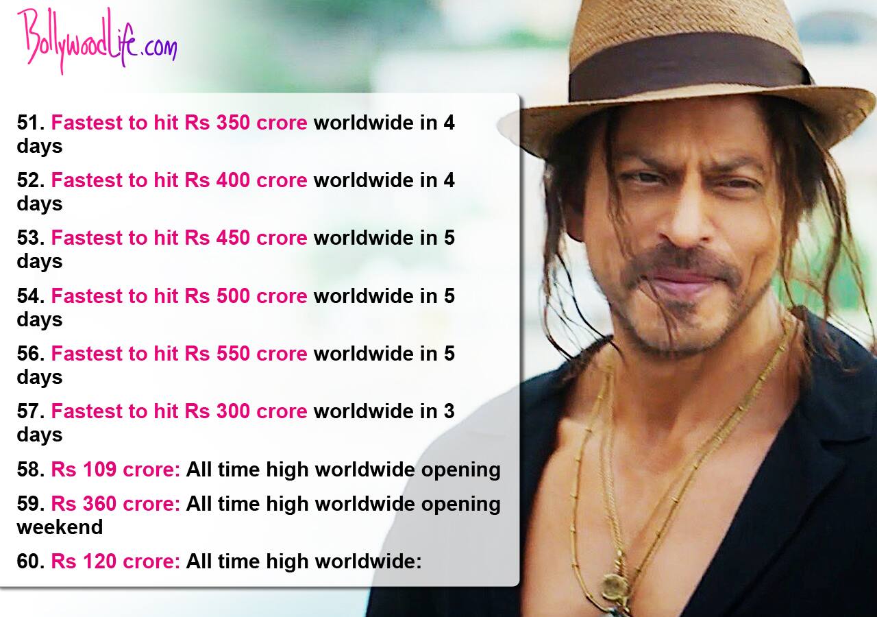Pathaan Top 80 important box office records every Shah Rukh Khan ...