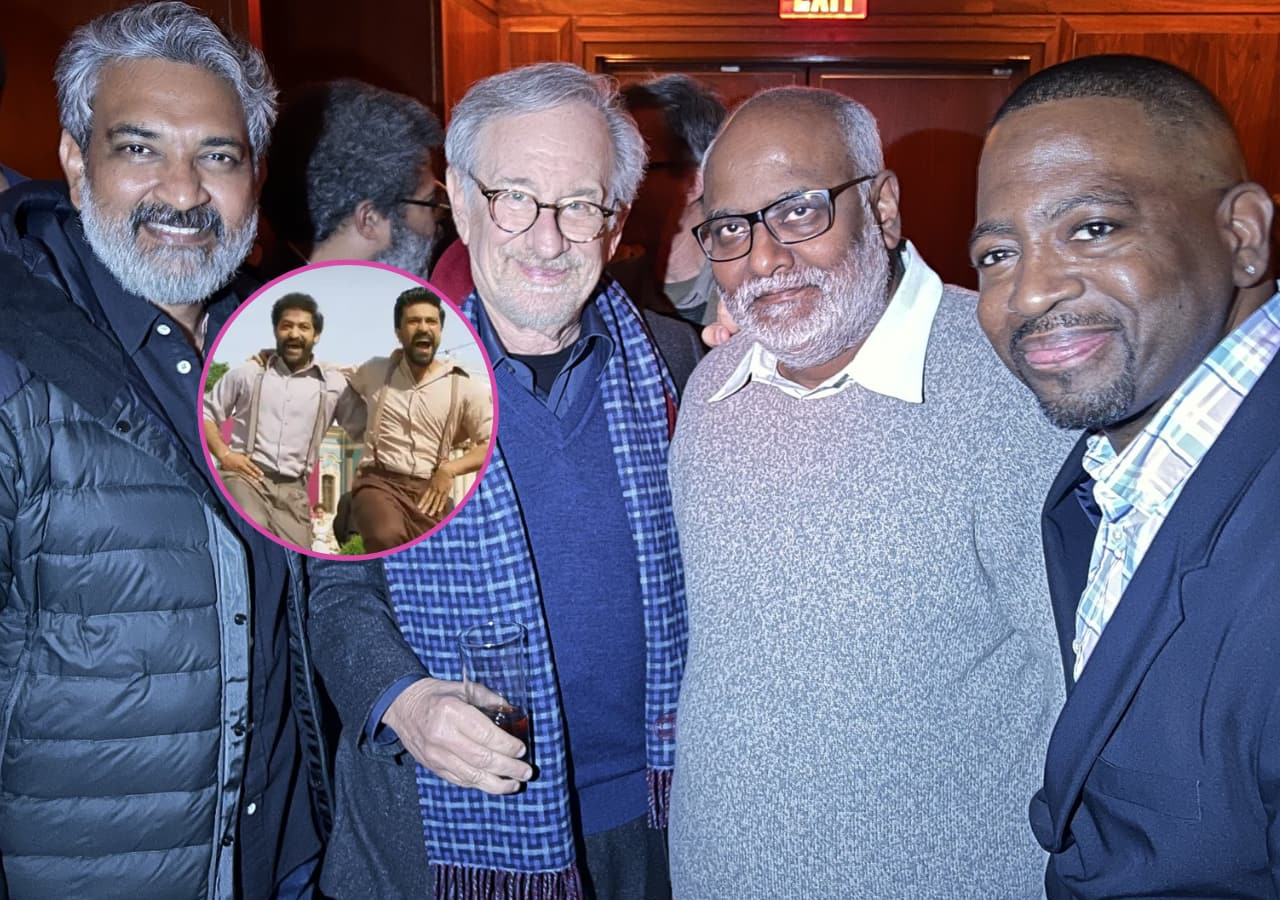 RRR Mania: SS Rajamouli, MM Keeravani's fan boy moment with 'God' Steven Spielberg goes viral ...