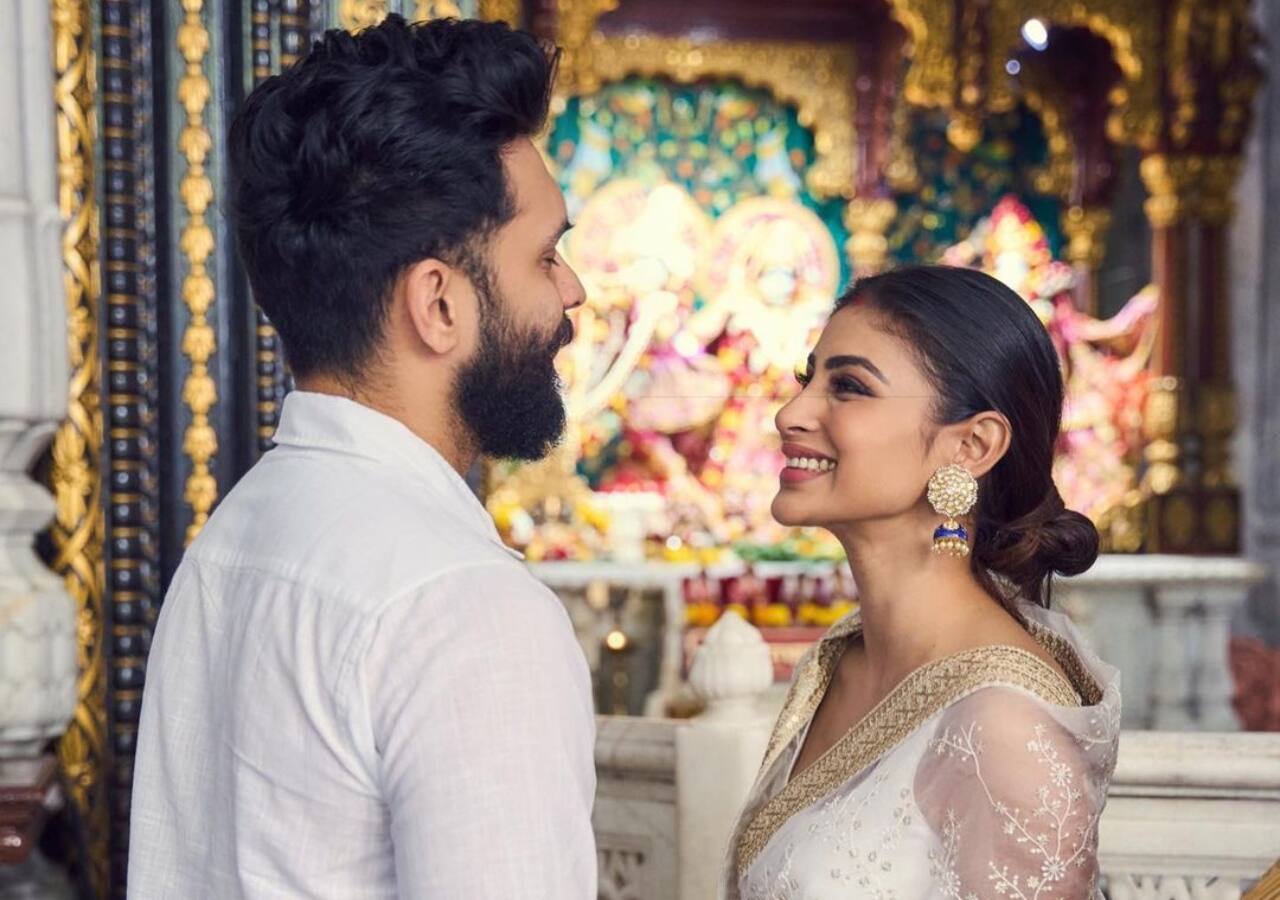 TV actress Mouni Roy and Suraj Nambiar 1st Wedding Anniversary- मौनी ...