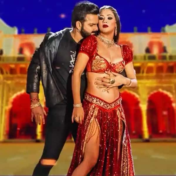 Pawan Singh And Namrata Malla Song Lal Ghaghra Going Viral On Internet