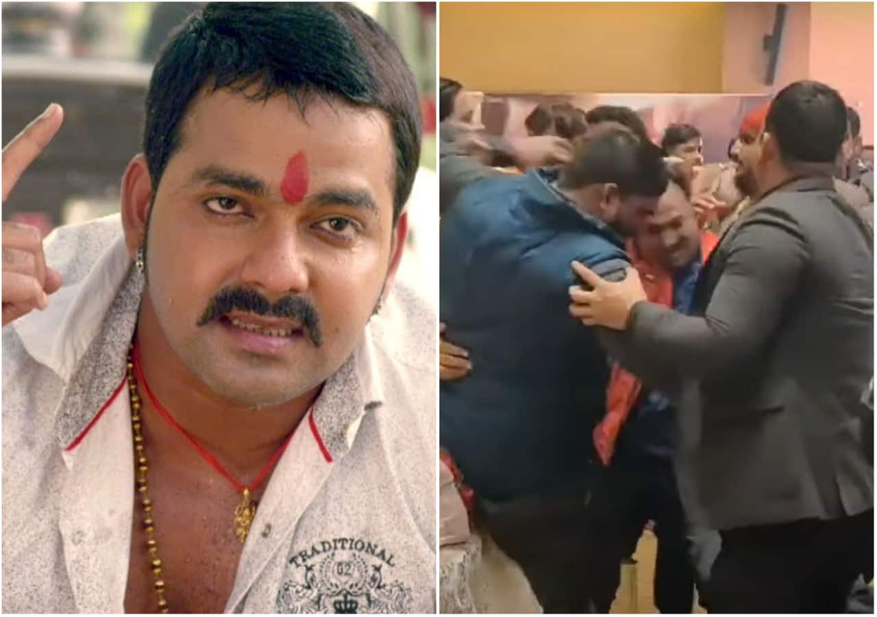 Bhojpuri star Pawan singh Birthday party fight video, watch here-पवन ...